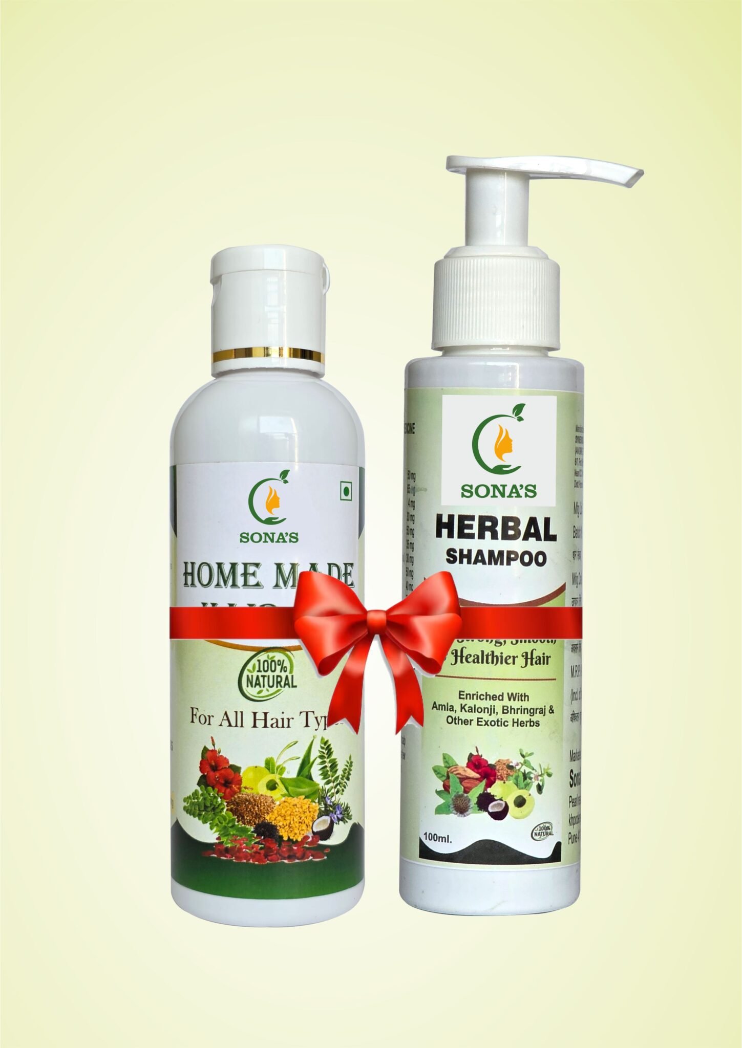 Sona Herbal Hair Oil & Shampoo